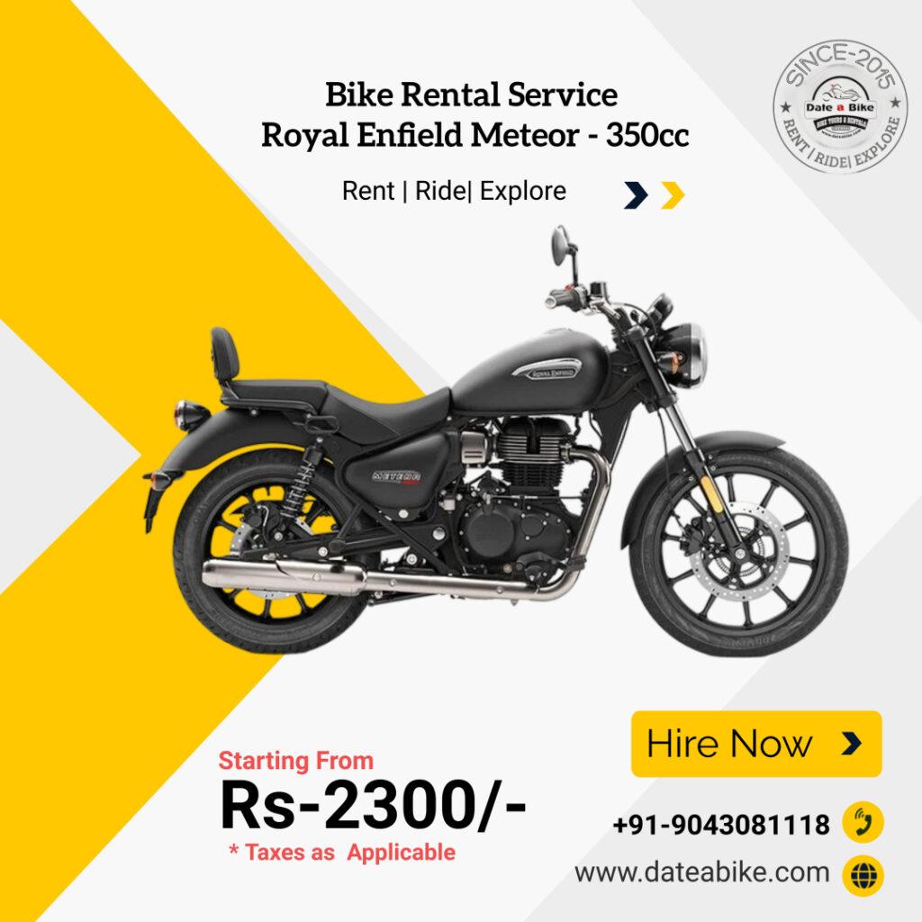 Royal Enfield Rental – Meteor 350 | Date A Bike – Chennai